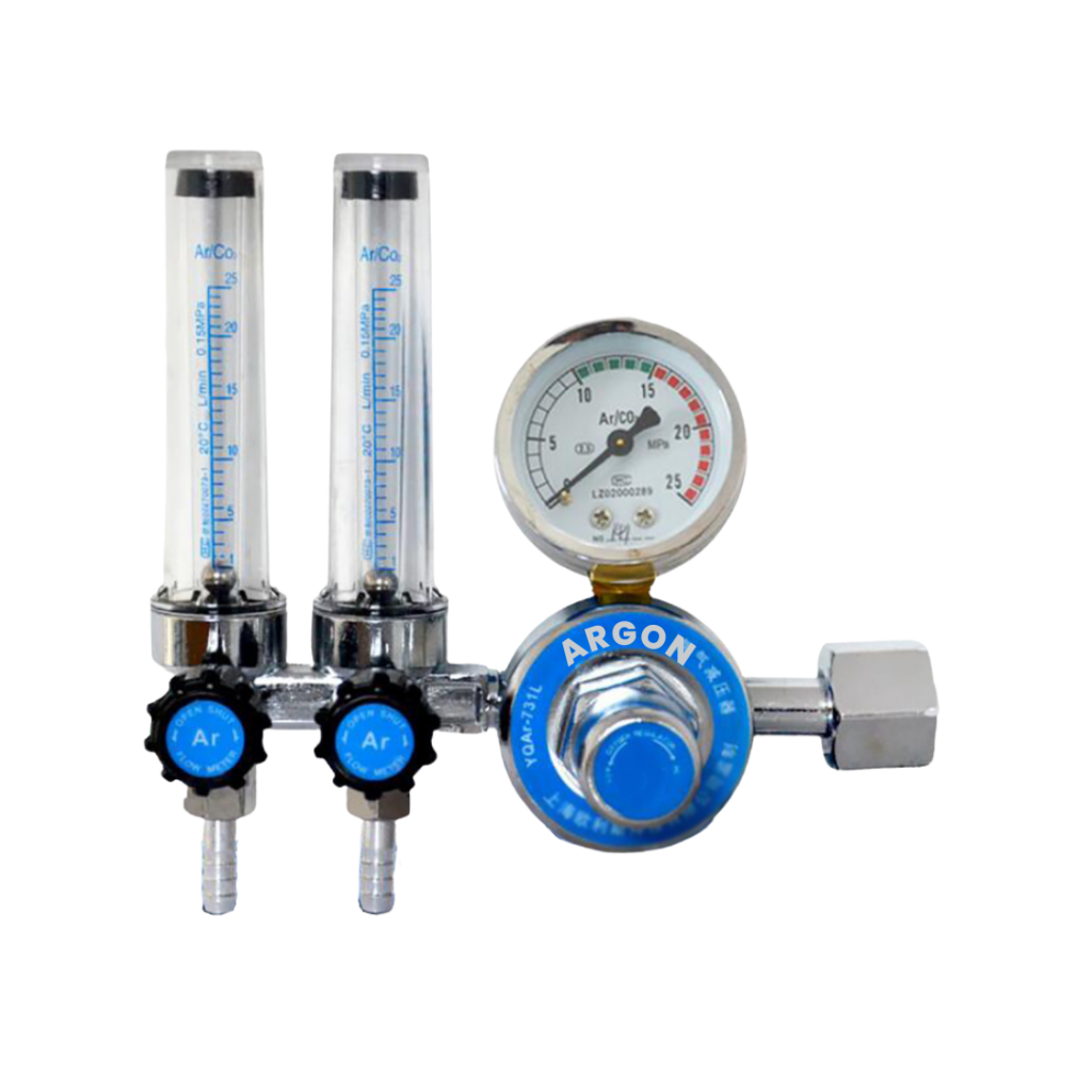REGULADOR CON FLUJÓMETRO DUAL ARGÓN OXIWELD - Oxicom